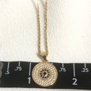 Jewelry | 18k Gold Filled Diamond Necklace | Poshmark